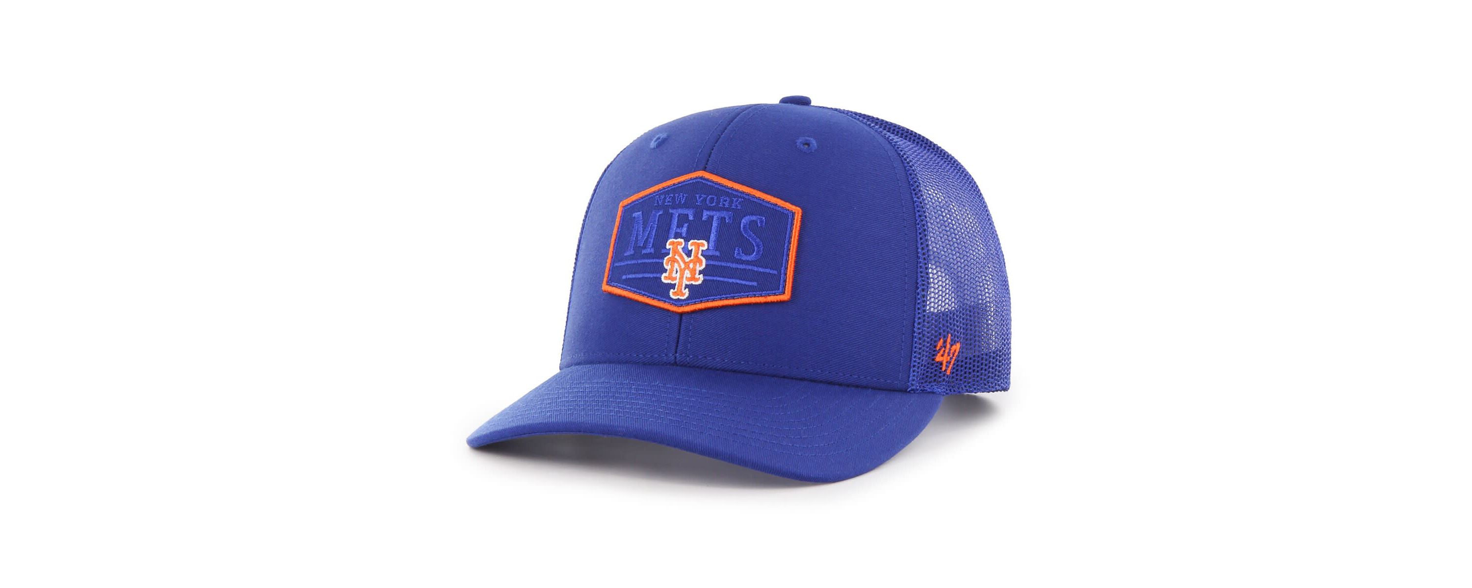 '47 MLB New York Mets Ridgeline Tonal Patch Trucker Adjustable Hat | Belk