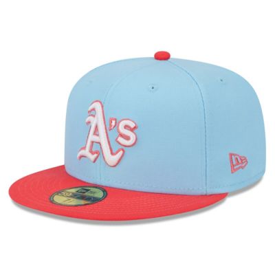 New Era MLB Light Blue/Red Oakland Athletics Spring Color Two-Tone ...