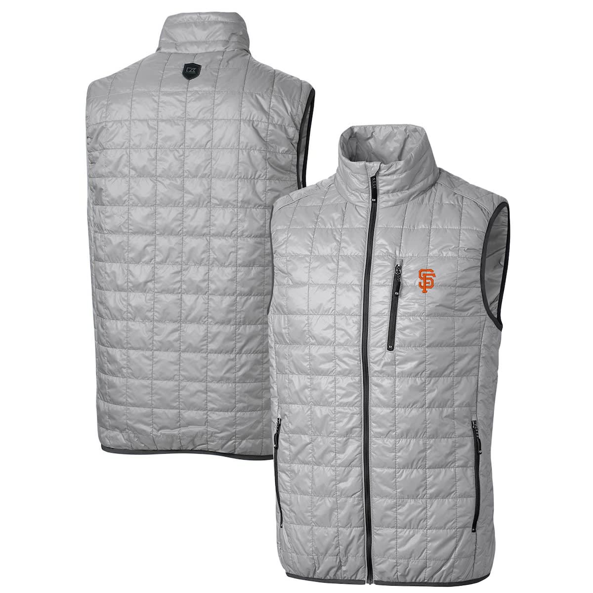 Cutter & Buck MLB San Francisco Giants Rainier Full-Zip Puffer Vest | Belk