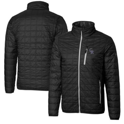 Cutter & Buck MLB Colorado Rockies Big & Tall Rainier Full-Zip Puffer ...