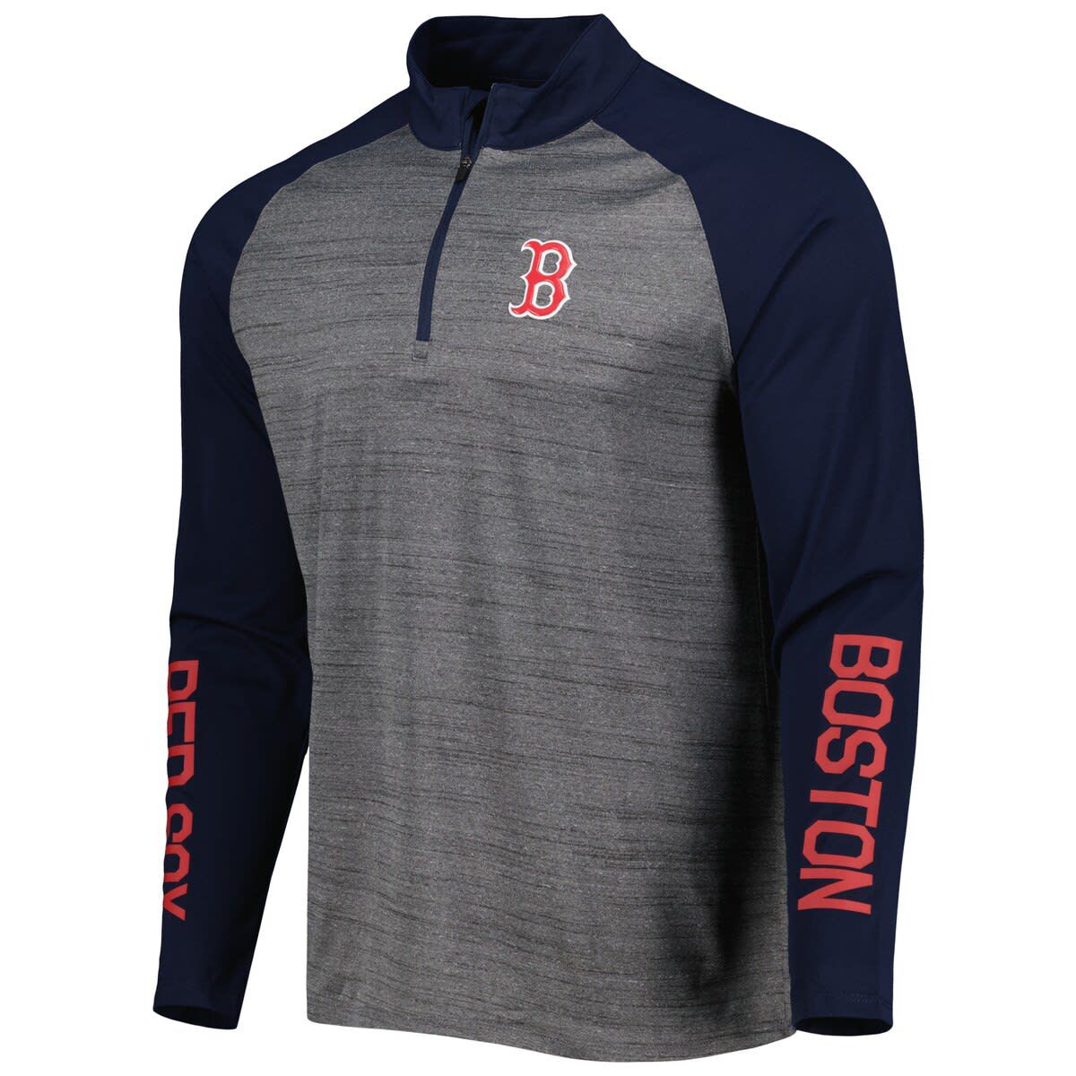Levelwear Boston Red Sox MLB Boston Sox Vandal Raglan Quarter-Zip Top ...