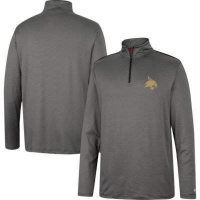 Colosseum NCAA Texas State Bobcats Logo Quarter-Zip Windshirt | belk