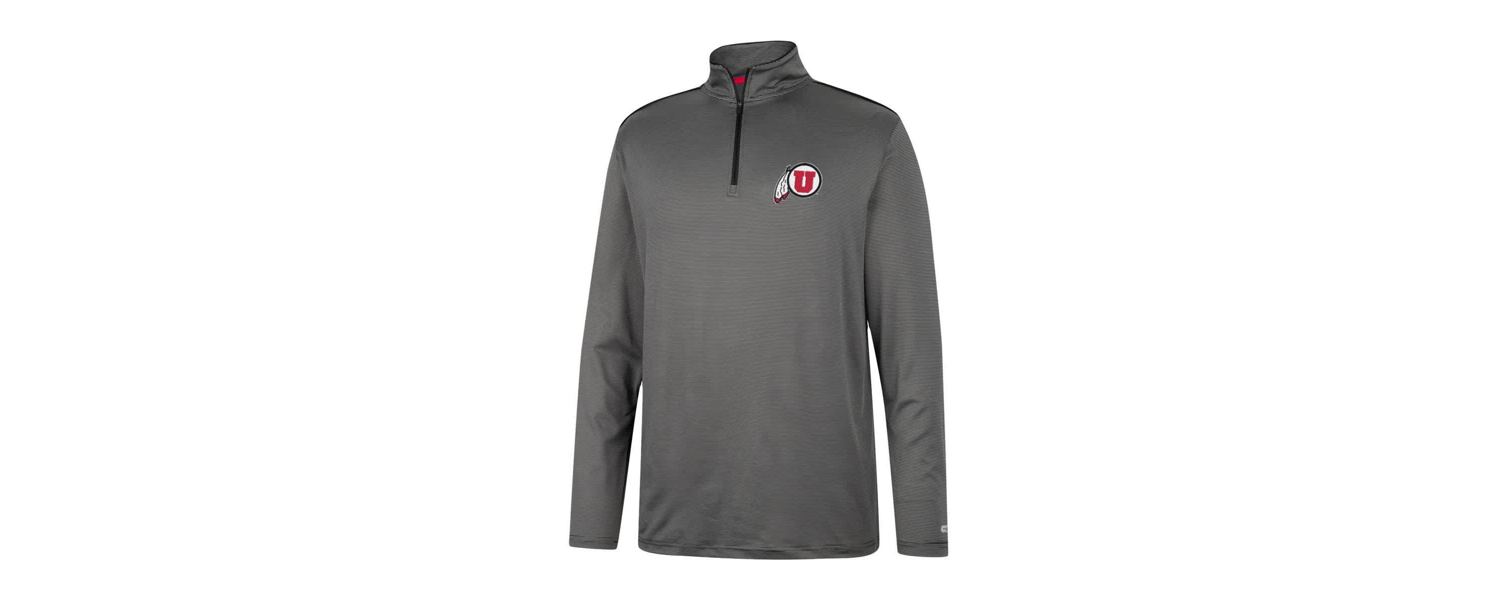 Colosseum NCAA Utah Utes Logo Quarter-Zip Windshirt | Belk