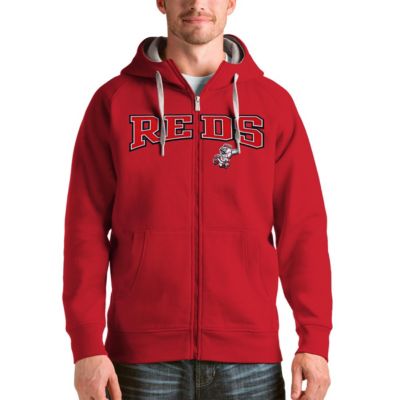 Antigua MLB Cincinnati Reds Team Logo Victory Full-Zip Hoodie | belk