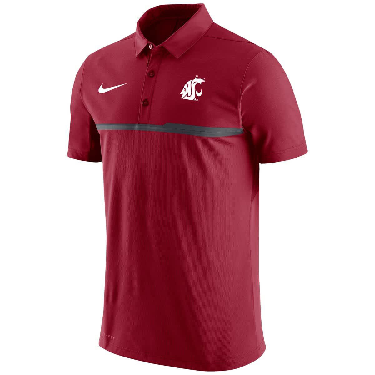 Nike® NCAA Nike Washington State Cougars Coaches Performance Polo | Belk