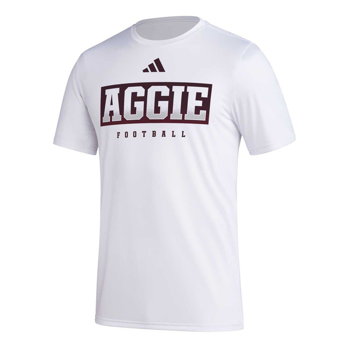 adidas NCAA Texas A&M Aggies Football Practice AEROREADY Pregame T ...