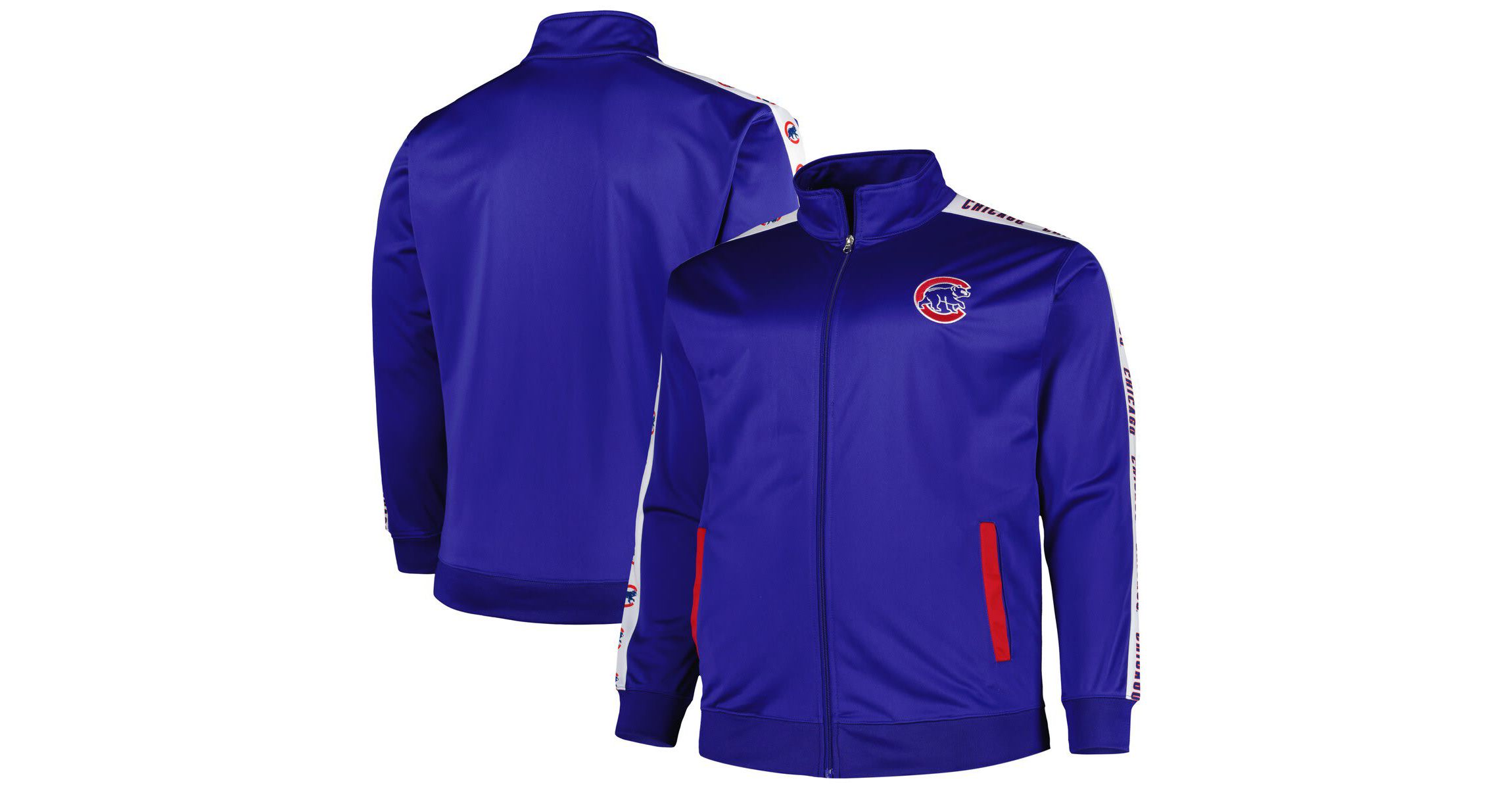 Profile MLB Chicago Cubs Big & Tall Tricot Track Full-Zip Jacket | Belk