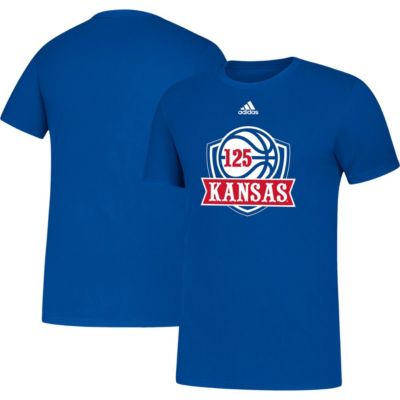 adidas NCAA Kansas Jayhawks 125th Season Basketball Amplifier T-Shirt ...