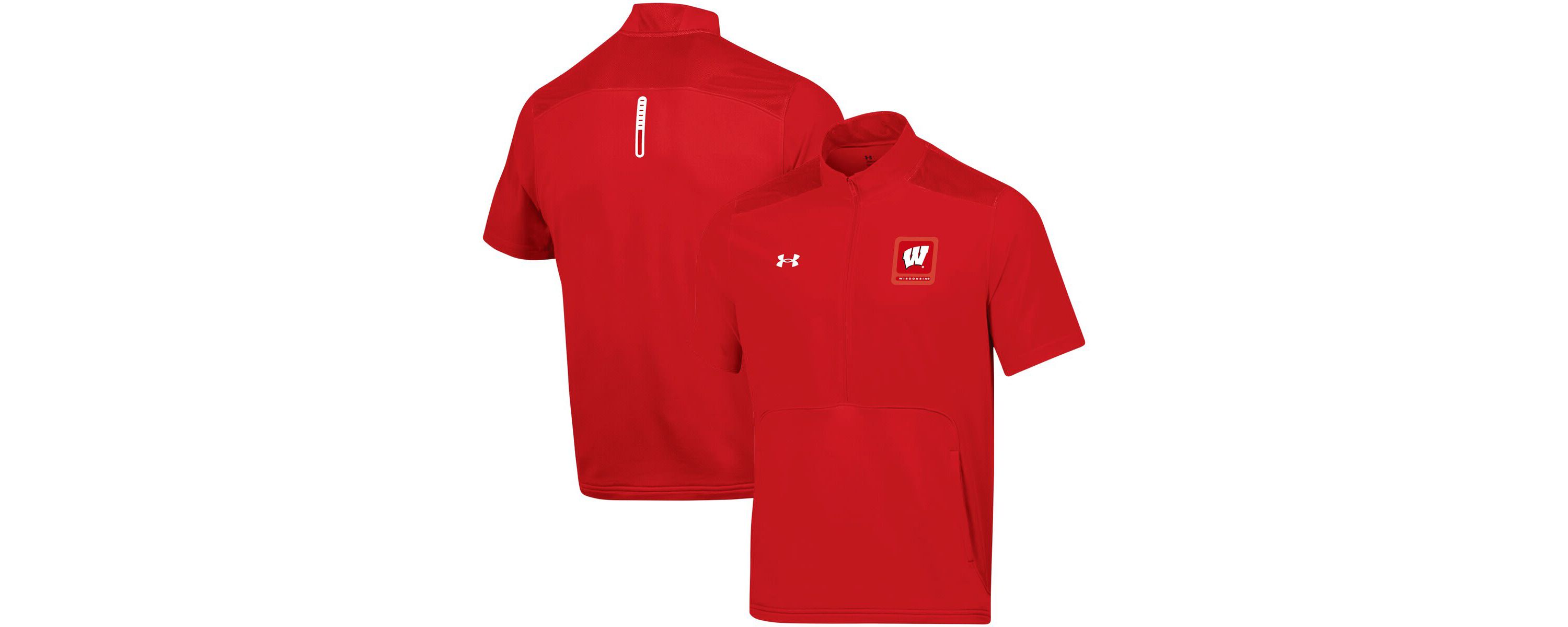 Under Armour® NCAA Under Armour Wisconsin Badgers Motivate Half-Zip ...