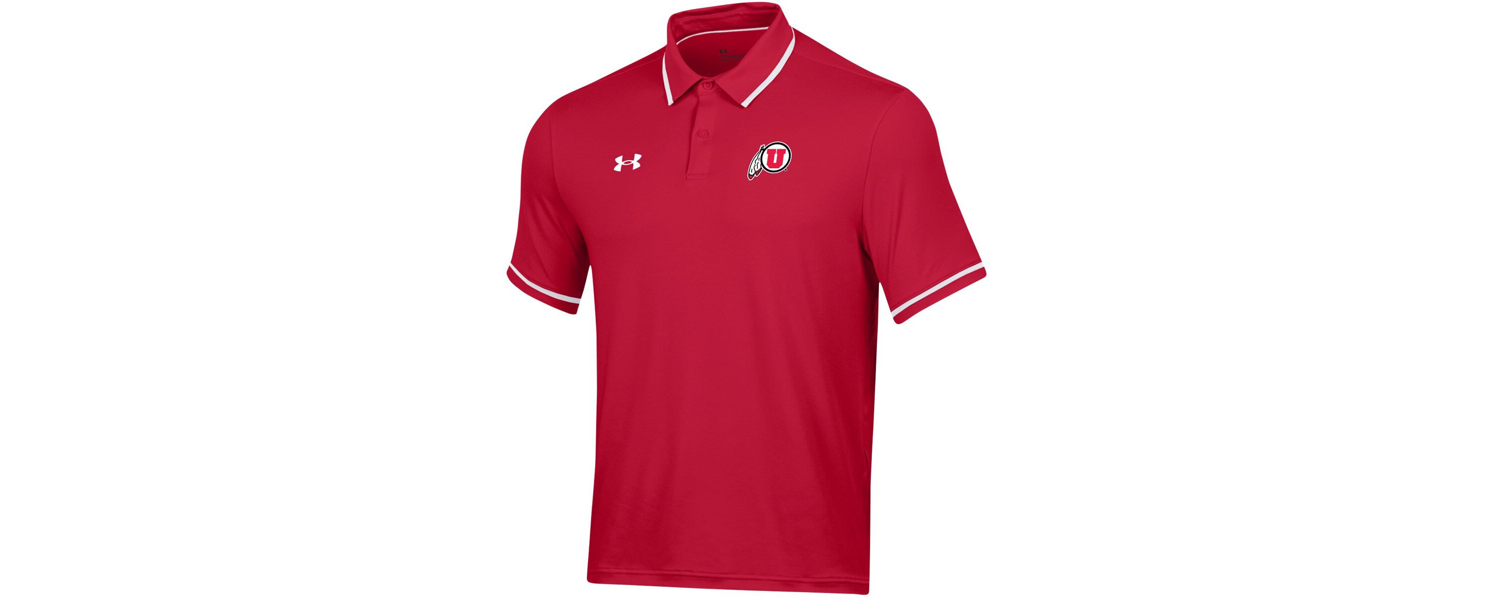 Under Armour® NCAA Under Armour Utah Utes T2 Tipped Performance Polo | Belk