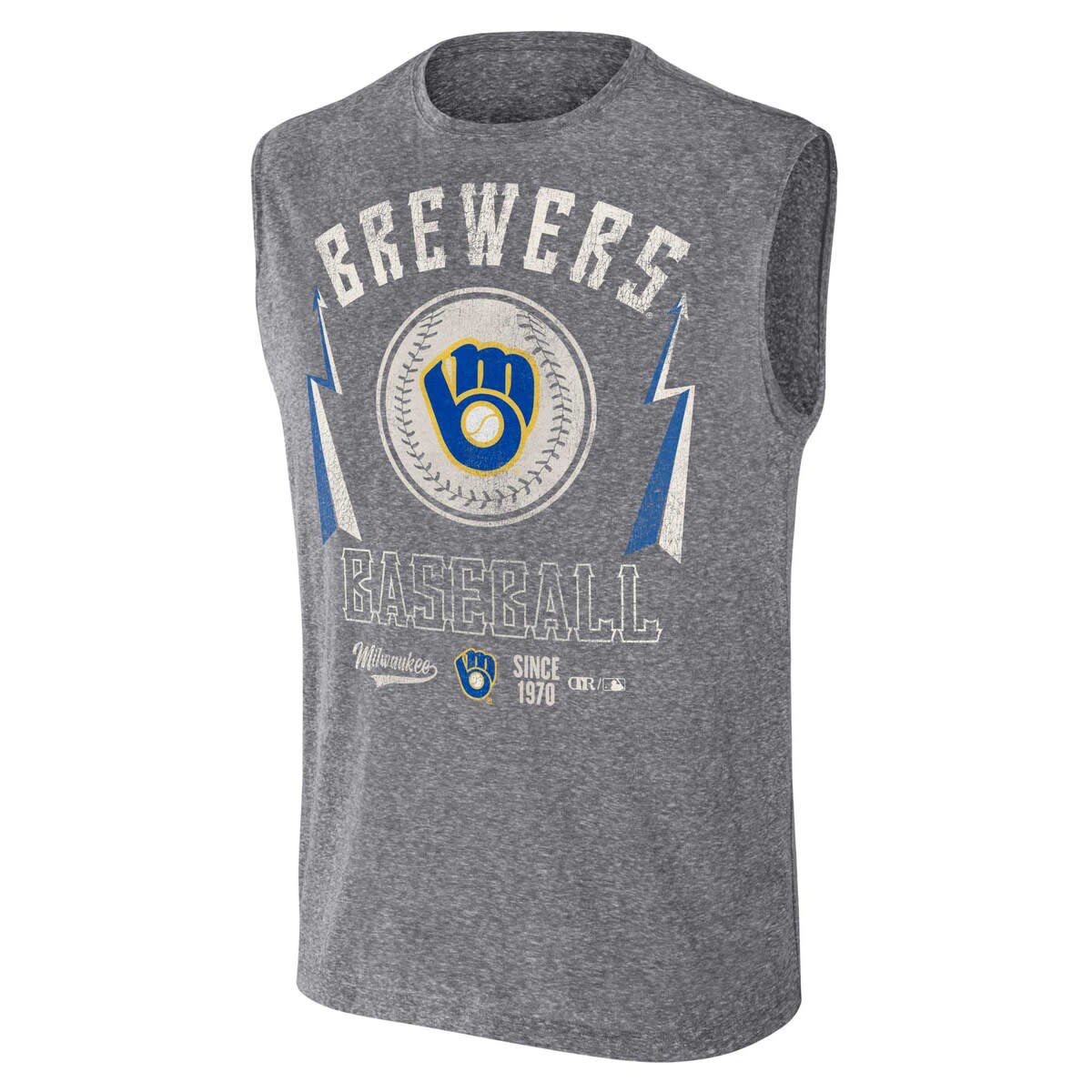 Darius Rucker Collection by Fanatics MLB Milwaukee Brewers Relaxed-Fit ...