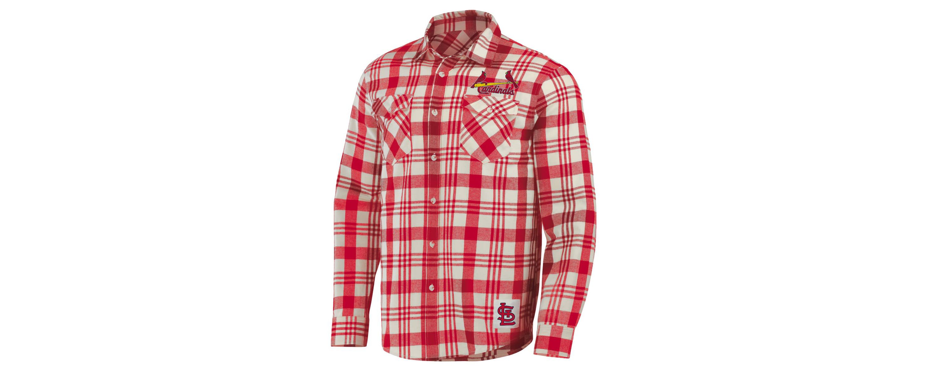 Darius Rucker Collection by Fanatics MLB St. Louis Cardinals Plaid ...