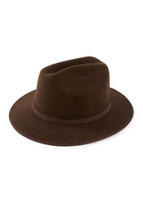 Frye Faux Felt Cattlemens Crease Fedora | Belk