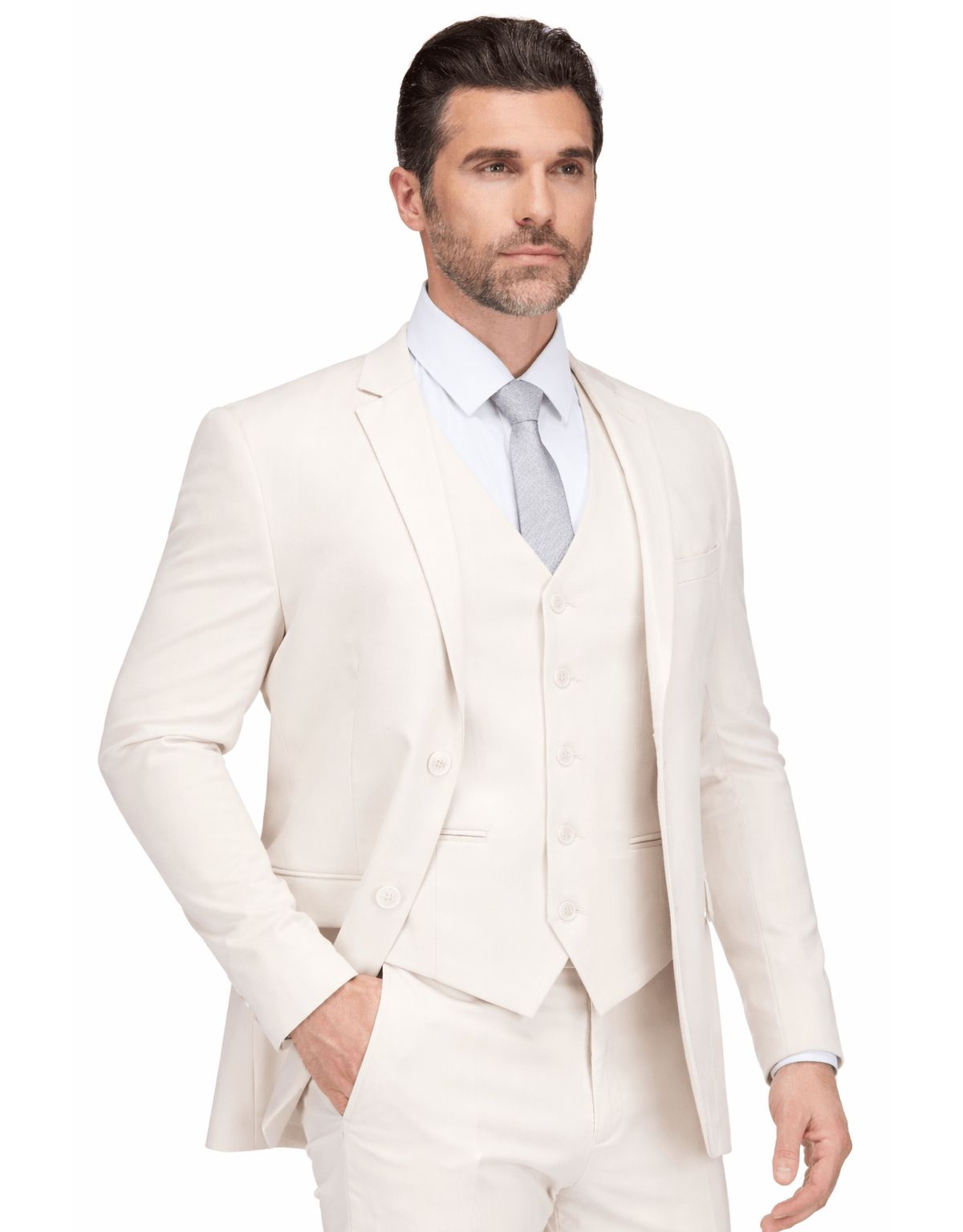 Braveman Men's Signature 3-Piece Slim Fit Suits | Belk