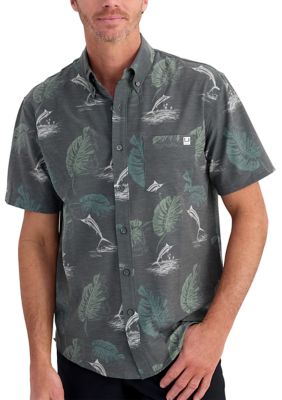 HUK Men's KC Kona Button-Down Shirt | belk