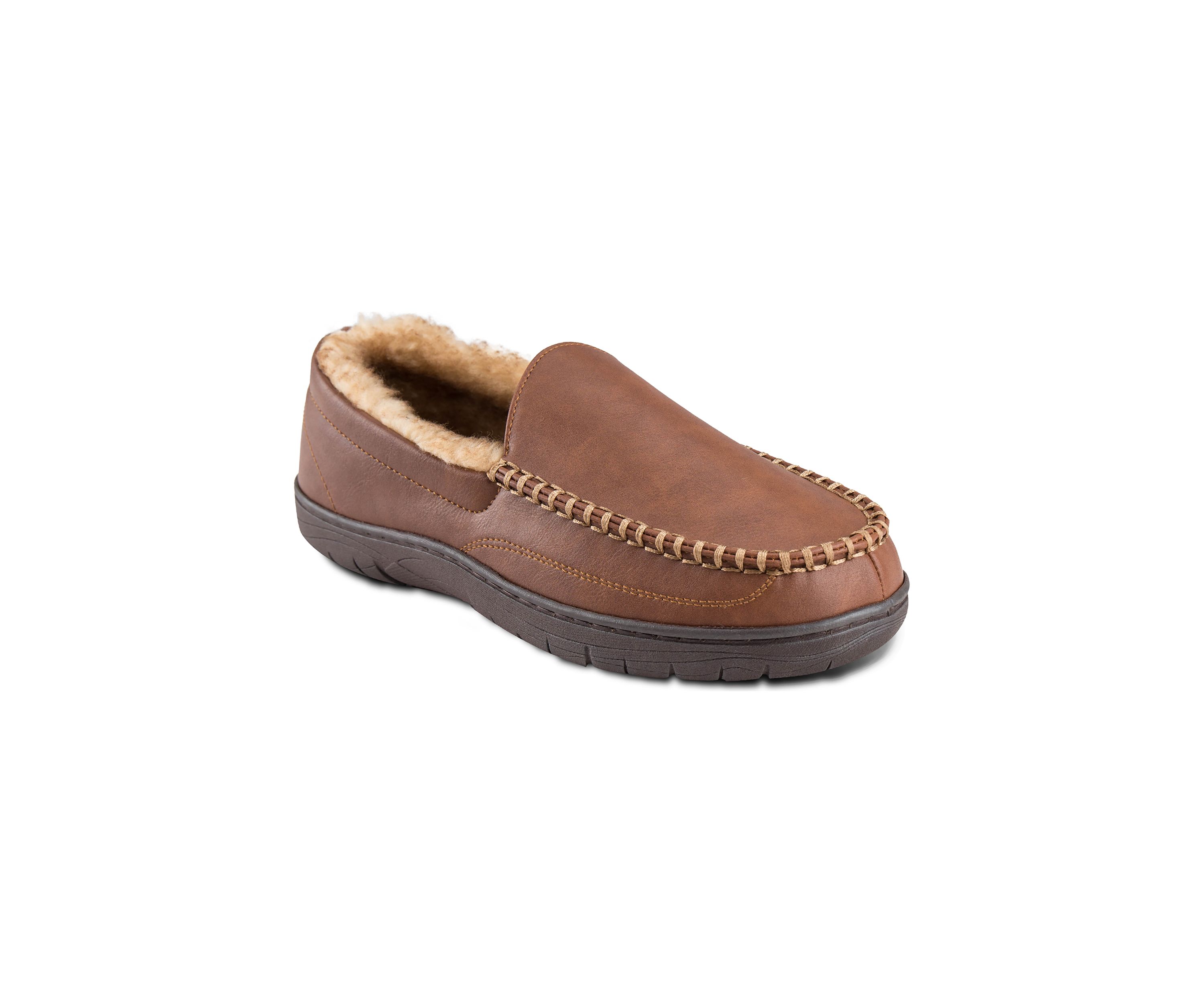 Haggar® Faux Leather Venetian Slippers | Belk
