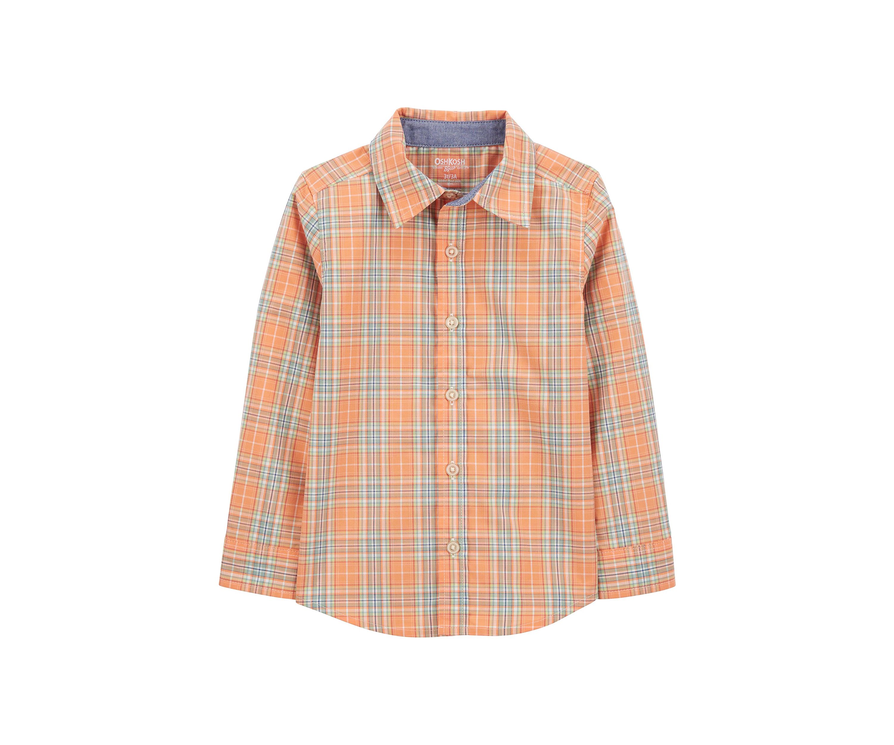 OshKosh B'gosh® Toddler Boys Plaid Woven Shirt | Belk