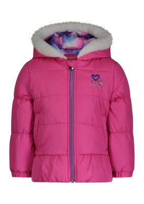 London Fog® Toddler Girls Pink Bubble Jacket | belk
