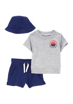 Carter's® Baby Boys 3 Piece French Terry Set | belk