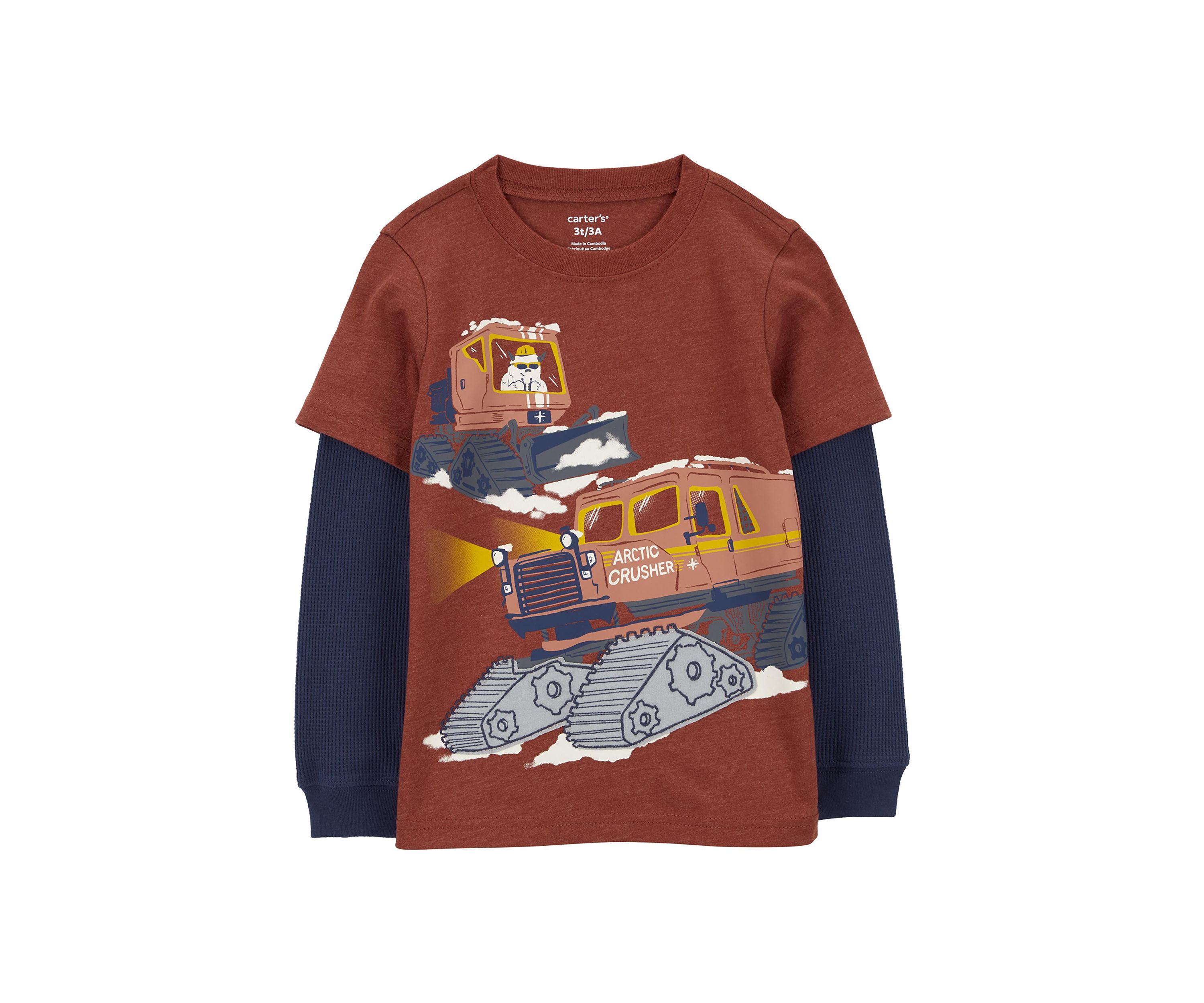 Carter's® Toddler Boys Snow Plow Graphic T-Shirt | Belk