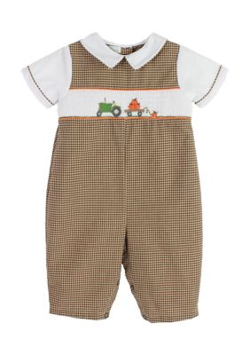 Petit Ami Baby Boys Harvest Overalls | belk