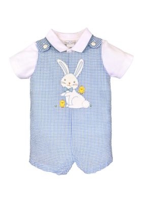 Petit Ami Baby Boys Bunny Appliqué Sunsuit | belk