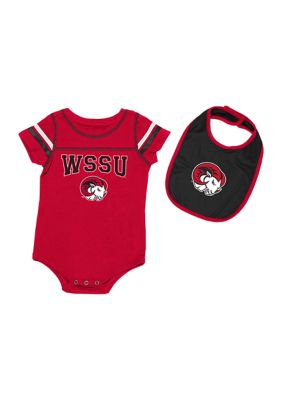 Colosseum Baby Boys HBCU Winston Salem State Rams Bodysuit and Bib Set belk