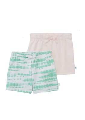 T.O.T Team of Tiny Baby Girls Pull On Shorts - 2 Pack | belk