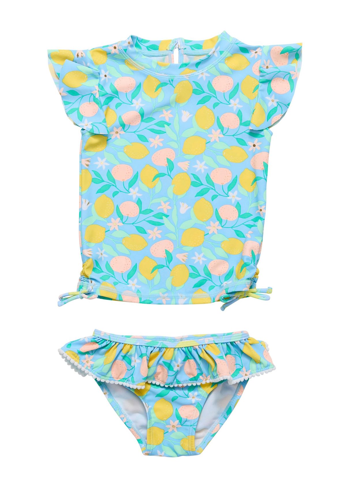 Snapper Rock Lemon Drops SS Ruffle Set | Belk
