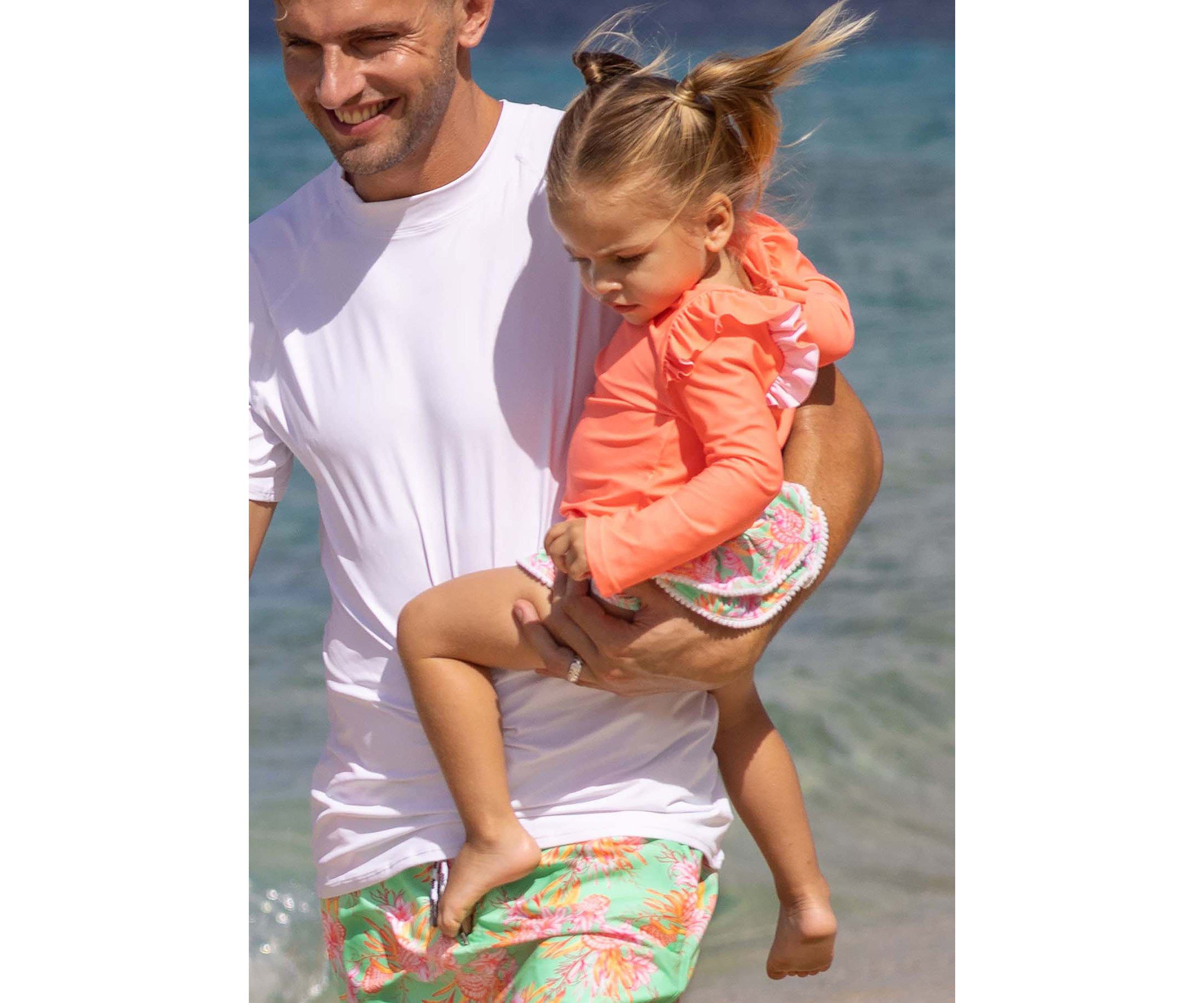 Snapper Rock Coastal Shells Sustainable Ruffle Set | Belk