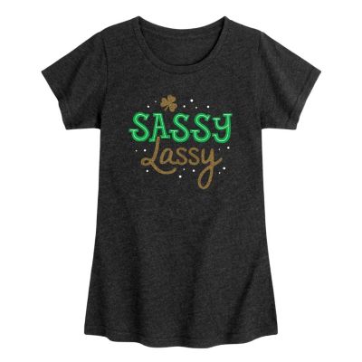 Instant Message Sassy Lassy Sparkle Graphic T-Shirt | belk