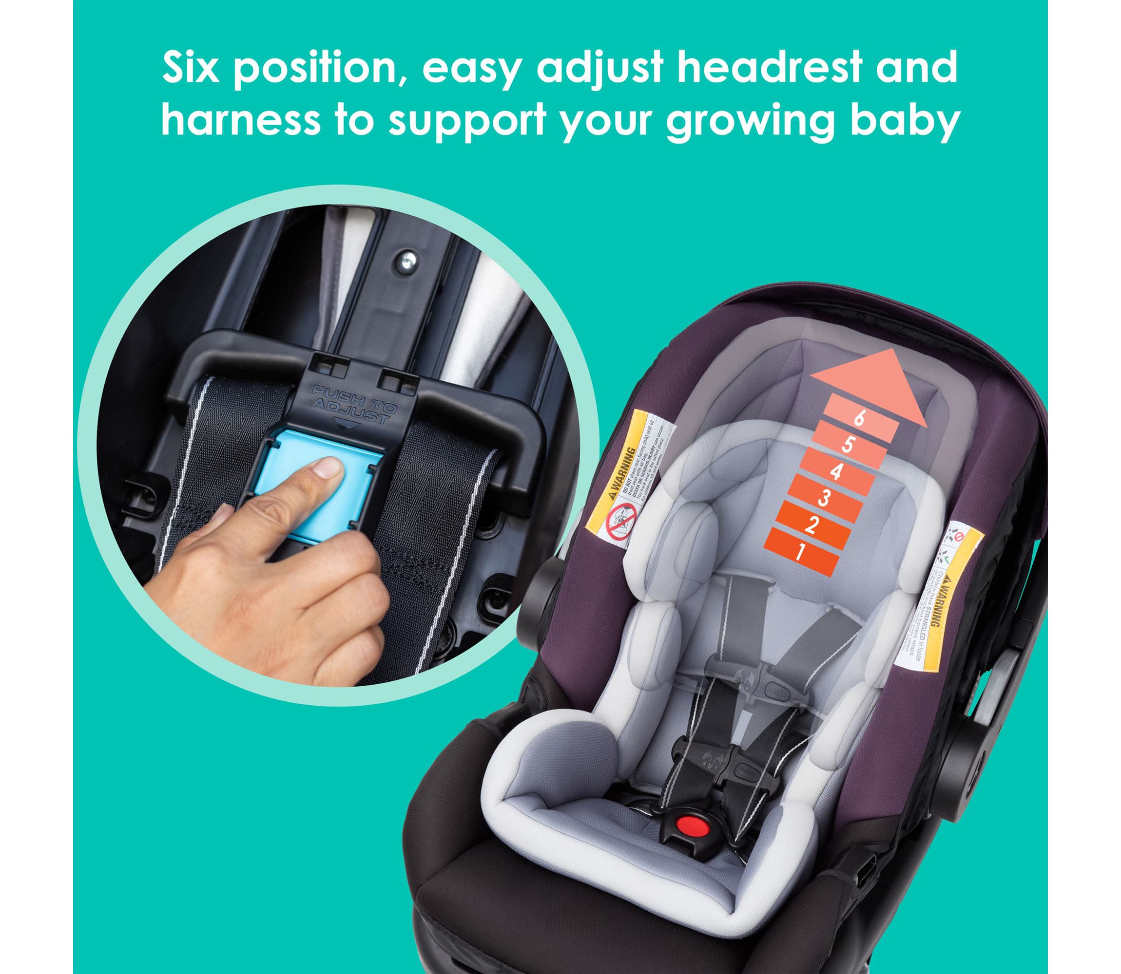 Baby Trend Secure-Lift Infant Car Seat - Dash Plum | Belk
