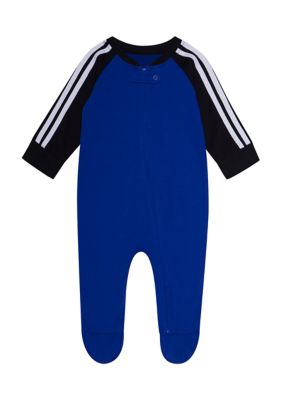 adidas Baby Boys Long Sleeve Zipper Raglan Footie | belk