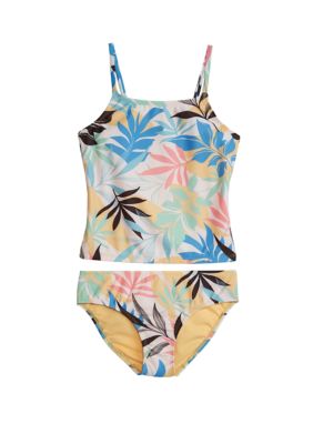 Breaking Waves Girls 7-16 Tankini Swim Top with Bar Back Detail and ...
