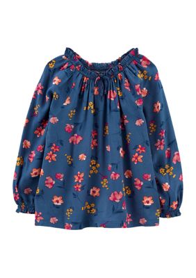 Carter's® Girls 4-6x Long Sleeve Floral Shirt | belk
