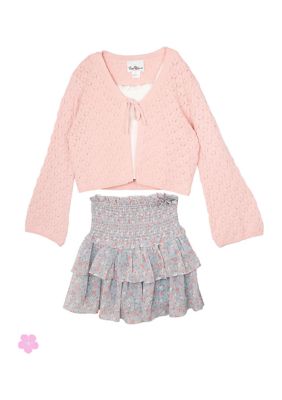 Rare Editions Girls 7-16 2-Piece Sweater and Skirt Set | belk