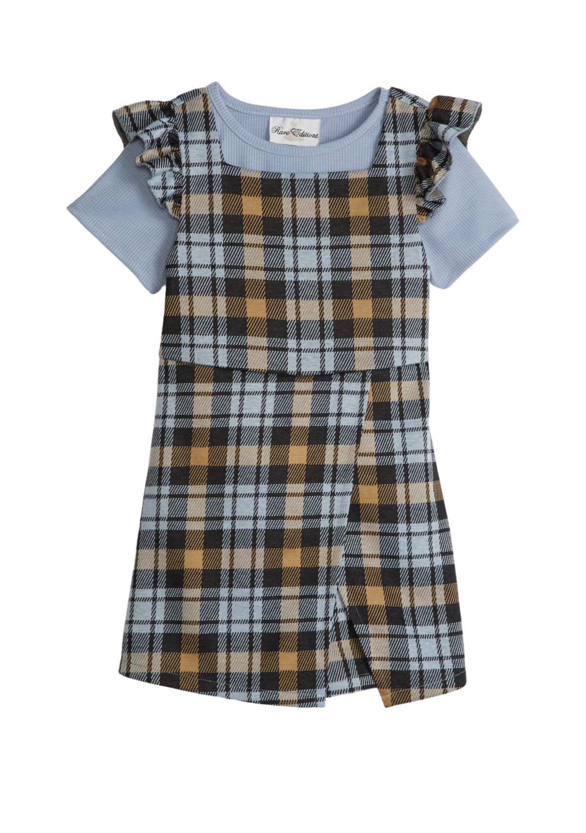 Counting Daisies Girls 4-6x Plaid Jumper Set | Belk