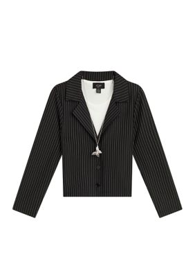 Amy Byer Girls 7-16 Menswear 2Fer Jacket | belk