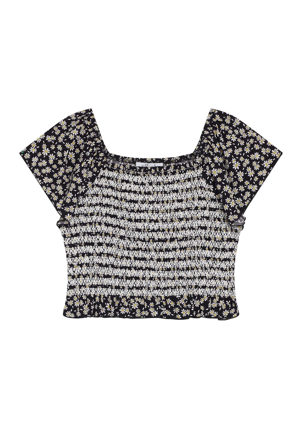 Amy Byer Girls 7-16 Woven Smocked Top | Belk