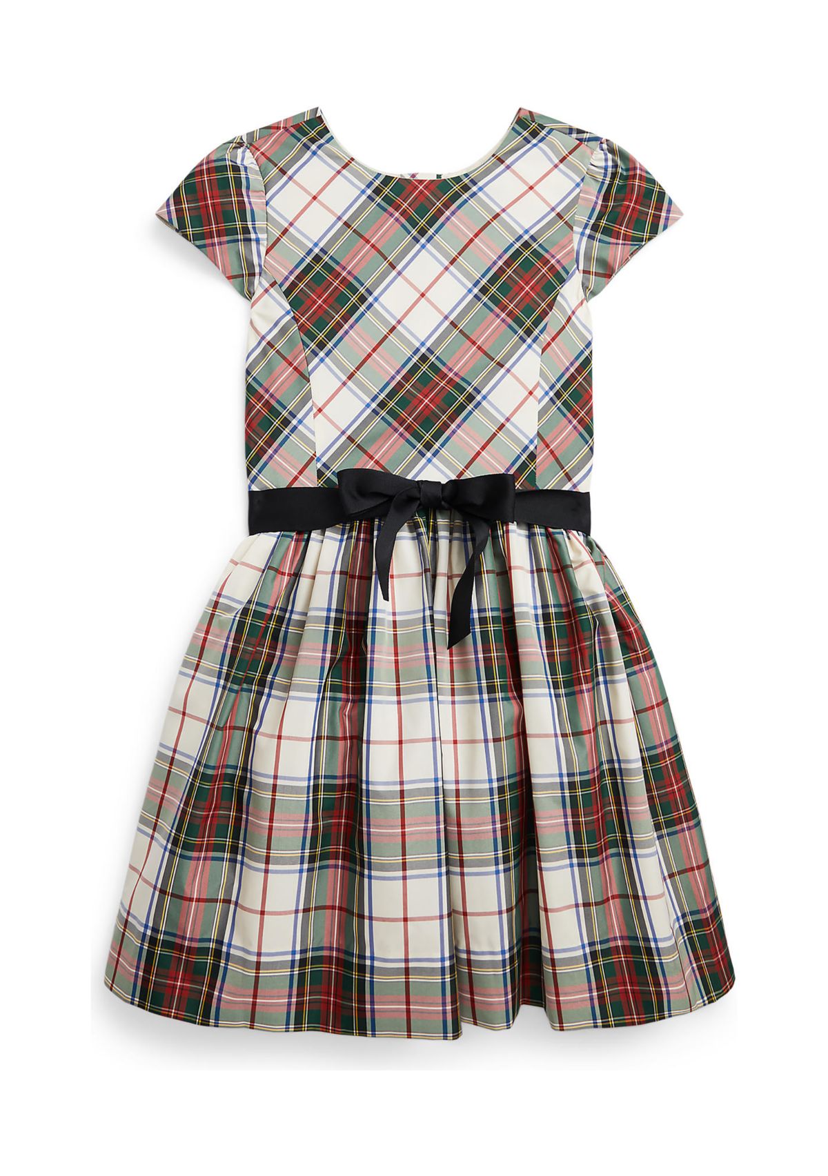Ralph Lauren Childrenswear Girls 7-16 Plaid Fit and Flare Dress | Belk