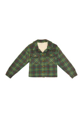 Beautees Girls 7-16 Plaid Shacket | belk