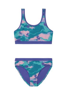 Under Armour® Girls 7-16 Dissolve Camo Printed Two Piece Swimsuit | belk