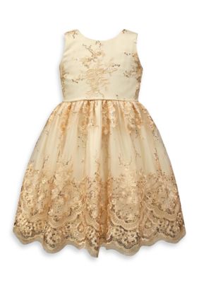 Jayne Copeland Embroidered Sequin Dress-Girls 7-16 | belk