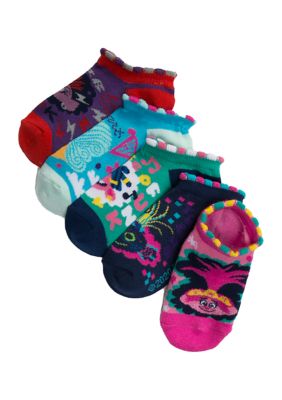 DreamWorks Trolls™ Girls 5 Pack Trolls Socks | belk