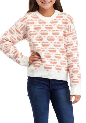 Pink Republic Girls 4-6x Printed Jacquard Sweater | belk