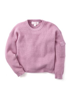Pink Republic Girls 4-6x Crew Neck Solid Sweater | belk