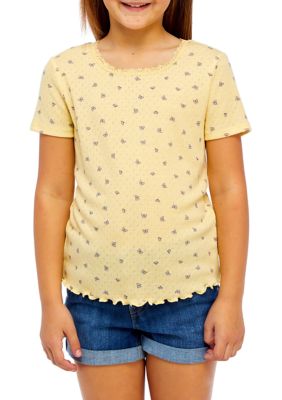 Pink Republic Girls 7-16 Lace Crew Neck Top | belk