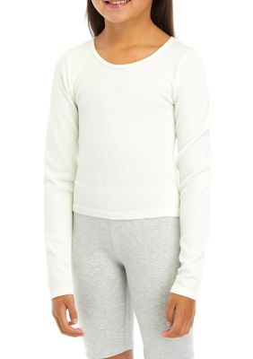 Pink Republic Girls 7-16 Long Sleeve Scoop Neck Seamless Top | belk