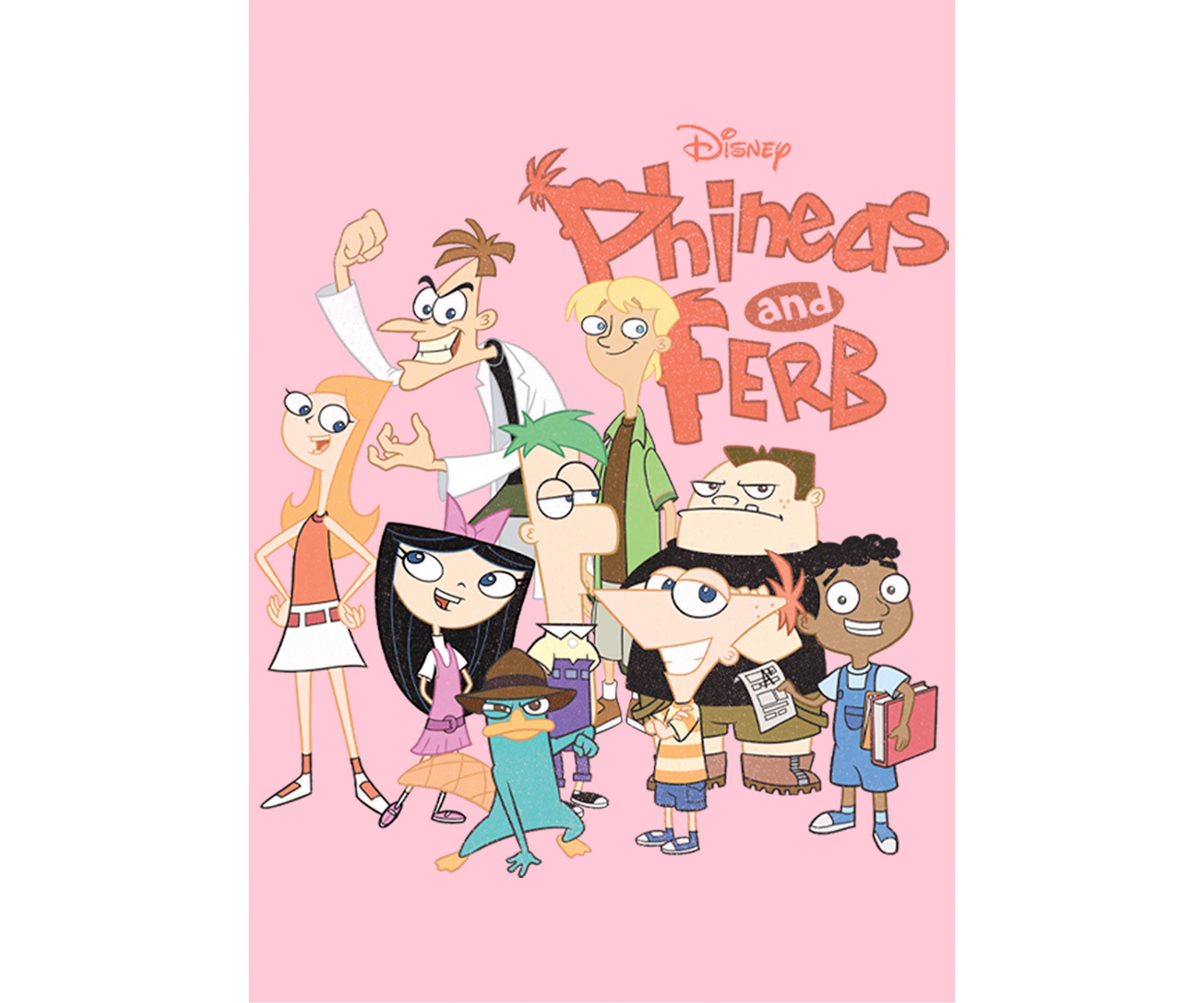 Disney® Girls 4-6 Phineas and Ferb The Group Top | Belk