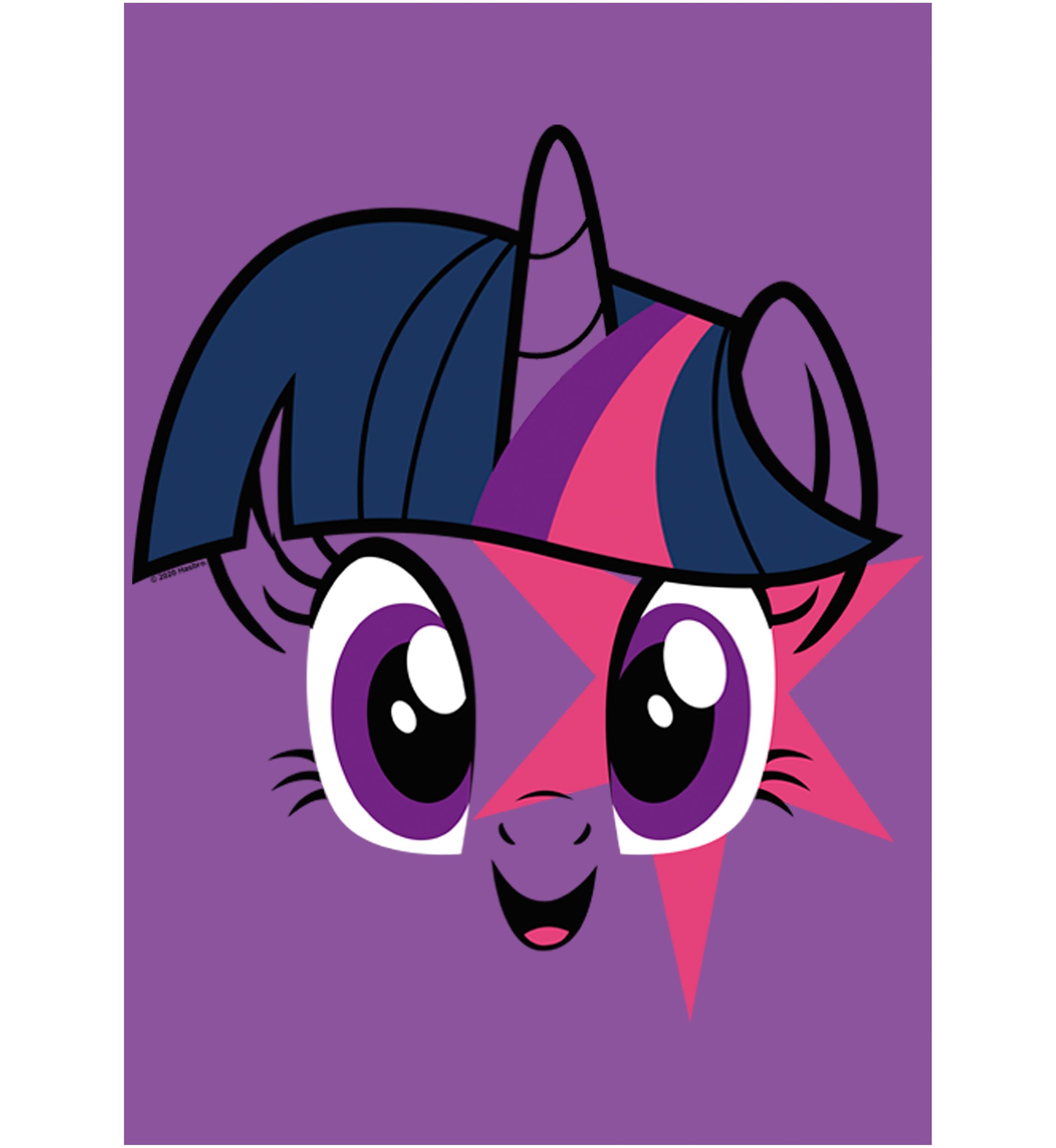 My Little Pony Girls 4-6x Twilight Sparkle Face Graphic T-Shirt | Belk
